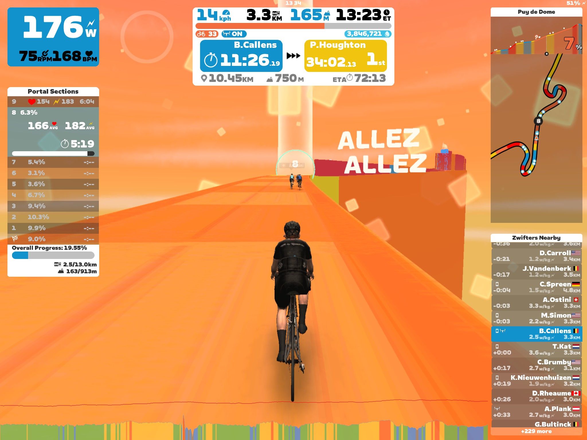 27 6 Km Ride Activity On November 19 2023 By Bruno C On Strava