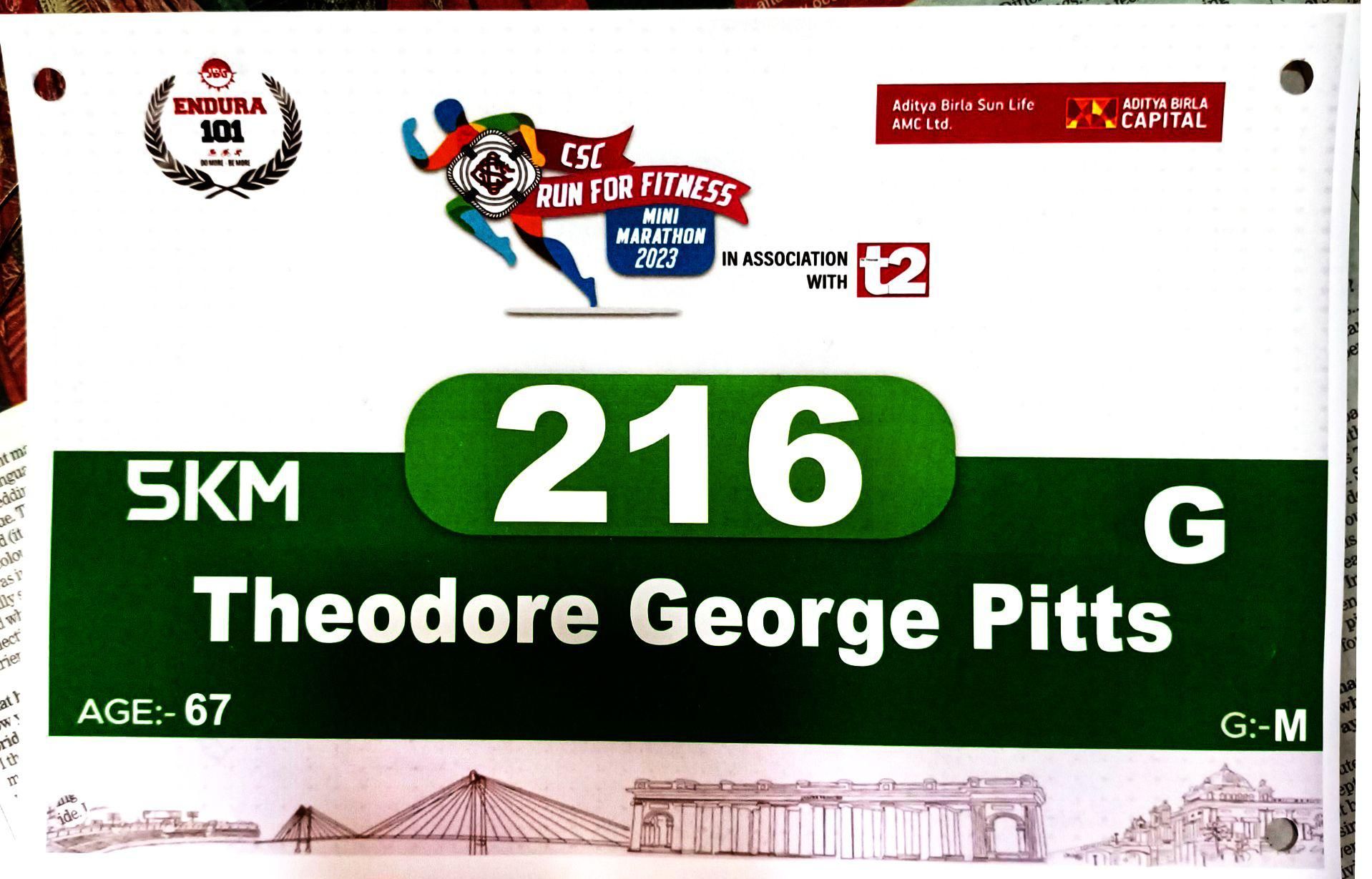 5.1 km Run Activity on December 3, 2023 by Theodore P on Strava