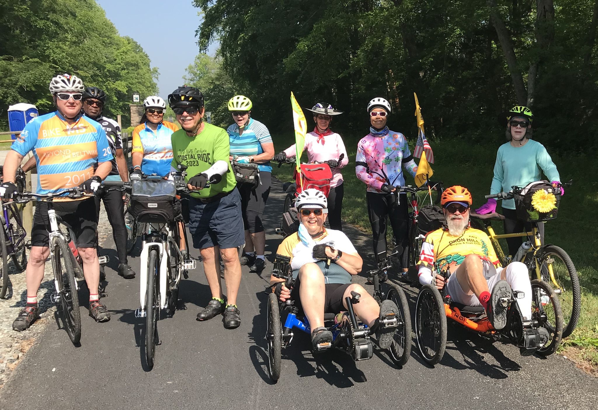 Oxon Hill Bicycle and Trail Club - Friday IHRT ALL class ~20 miles