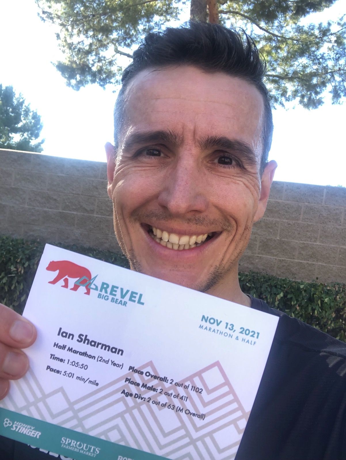 13.1 mi Run Activity on November 13, 2021 by Ian S on Strava